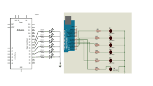 Blinking Multiple LED in Proteus Software with Arduino