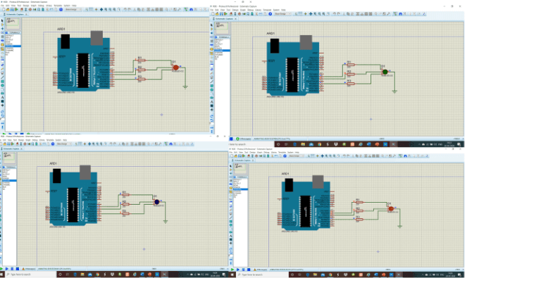 Control RGB LED with Arduino in Proteus Software