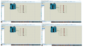 Blinking Multiple LED in Proteus Software with Arduino