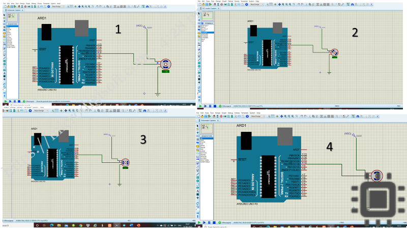 Servo Motor with Arduino in Proteus - microdigisoft.com