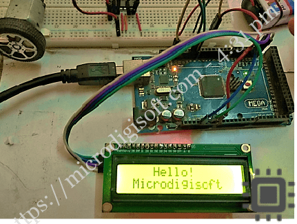 Control the Direction of DC Motor with Arduino & LCD Display