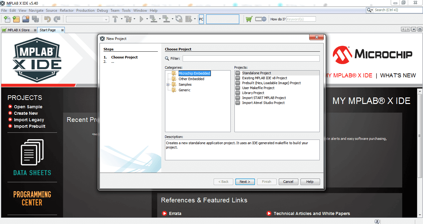 Blinking LED using PIC Microcontroller Using Proteus