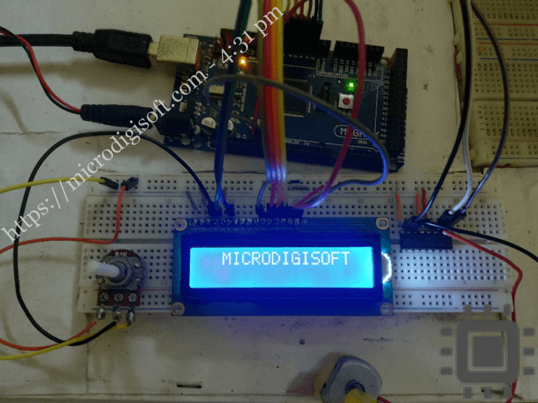 Control Dc Motor Speed And Monitoring On Lcd Using Arduino