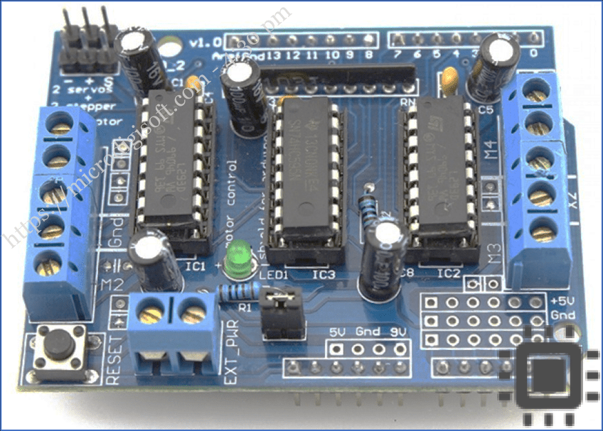 Adafruit Arduino Motor Driver Shield - microdigisoft.com