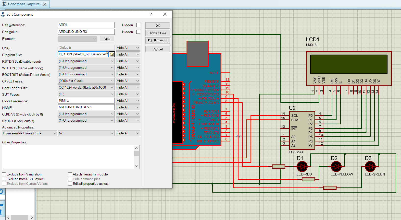 Digital Thermometer Lm35 Sensor Using Arduino In Proteus 4744