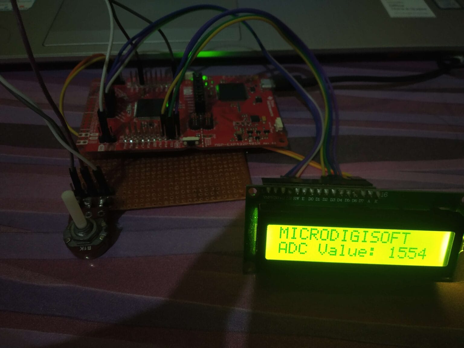 TI Launchpad: ADC Module with MSP432 Microcontroller