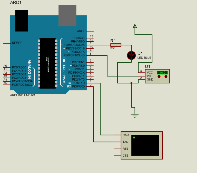 How to Simulate IR (Infrared) Sensor in Proteus-Arduino?
