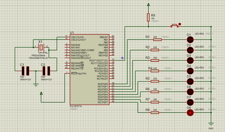 PIC16F877A : Timer1 in PIC Microcontroller