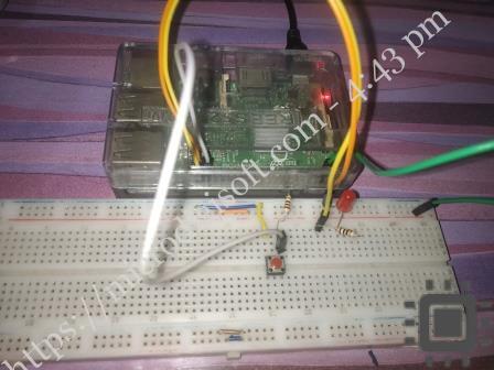Interfacing a Push button to Raspberry Pi