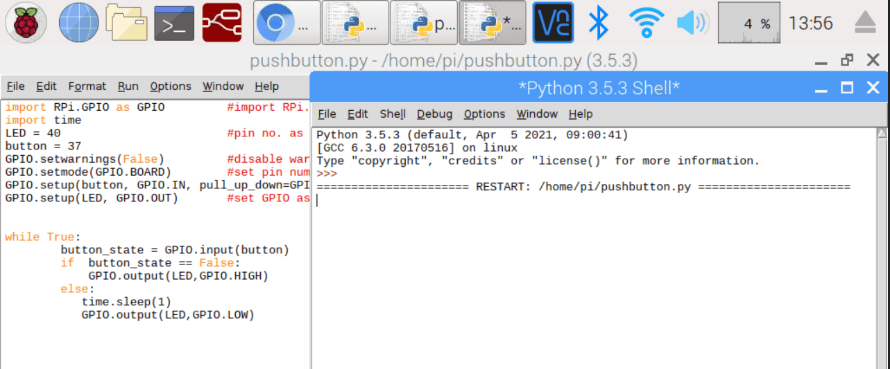 Interfacing a Push button to Raspberry Pi – Beginners Guide