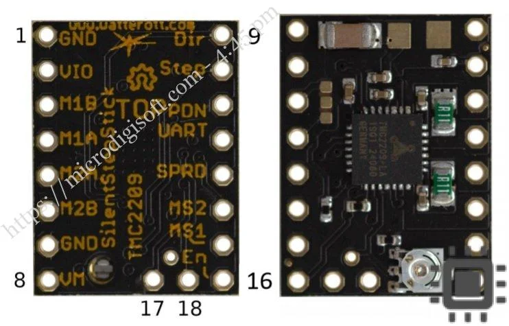 Driver Arduino TMC2209 Stepper Motor Driver - Silent & Precise Control ...