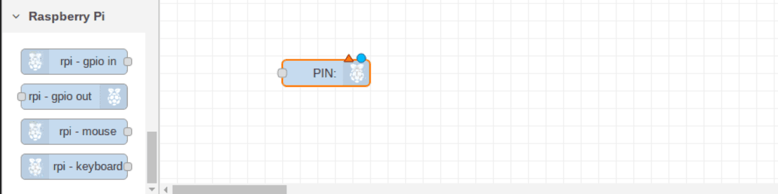 Blinking LED using Node-Red on Raspberry Pi