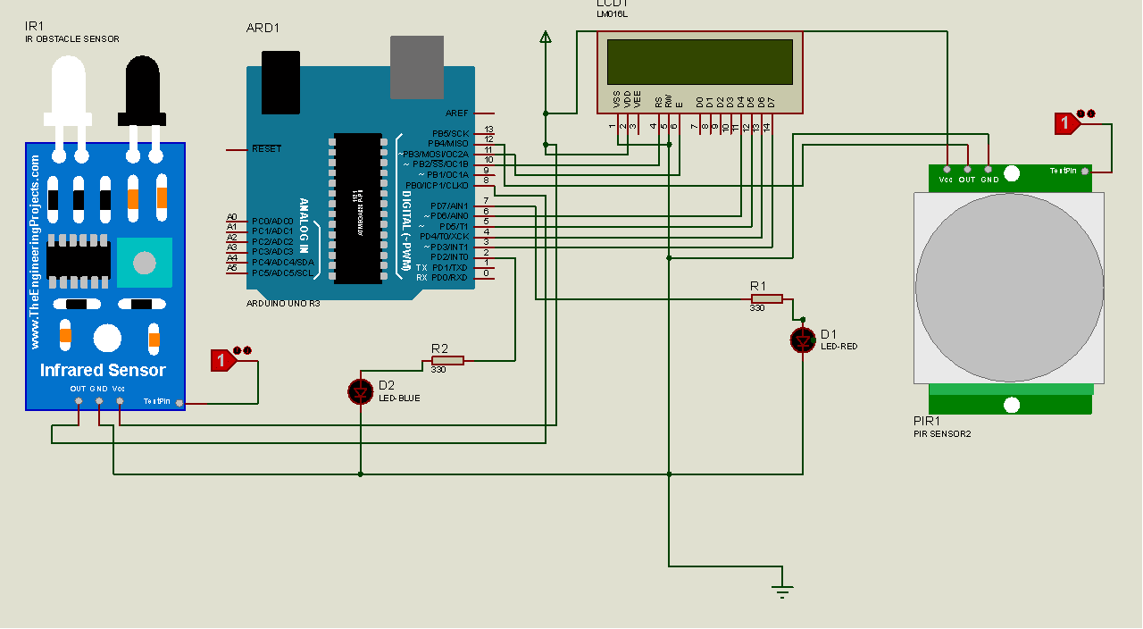 Simulate Multiple Sensors using Arduino Uno in Proteus?