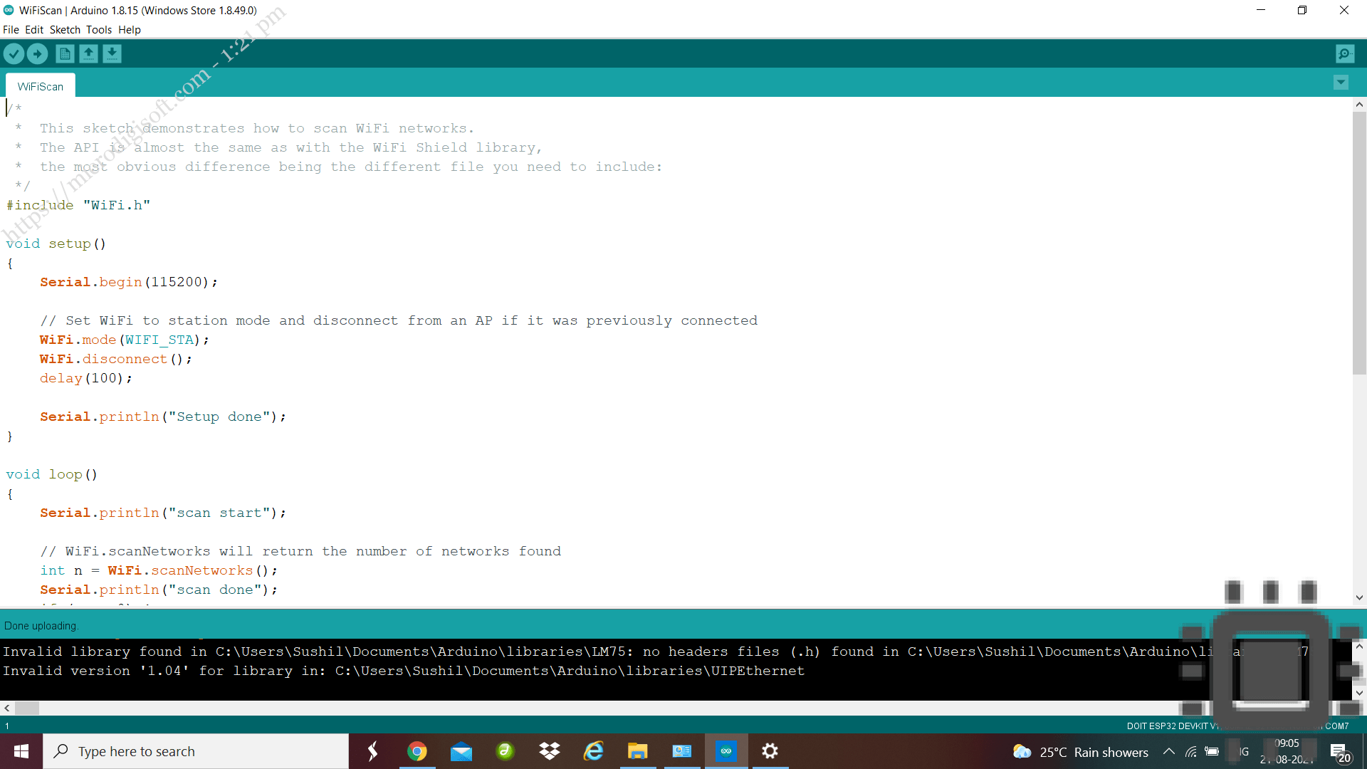 Installing the ESP32 Board in Arduino IDE (Windows)