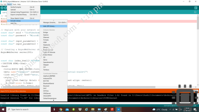 Esp32esp8266 Passing Input Data On Html Form Web Server 4773