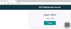 ESP32-WebSocket Server using the Arduino IDE