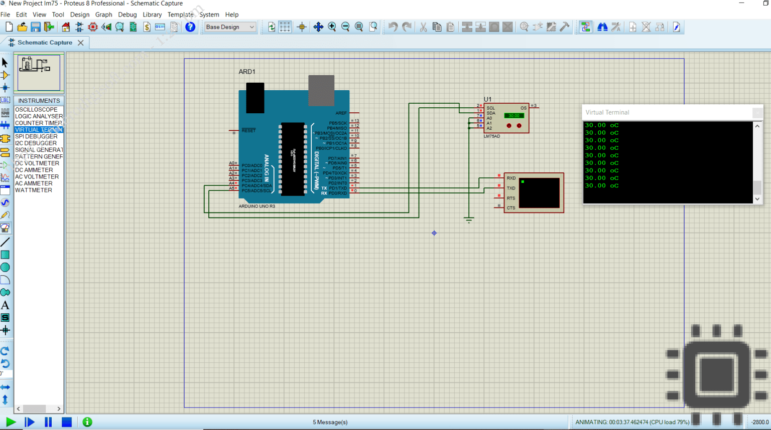 Interfacing LM75 Temperature Sensor Module with Arduino | microdigisoft.com