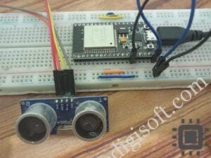 ESP32 with HC-SR04 Ultrasonic Sensor with Arduino IDE