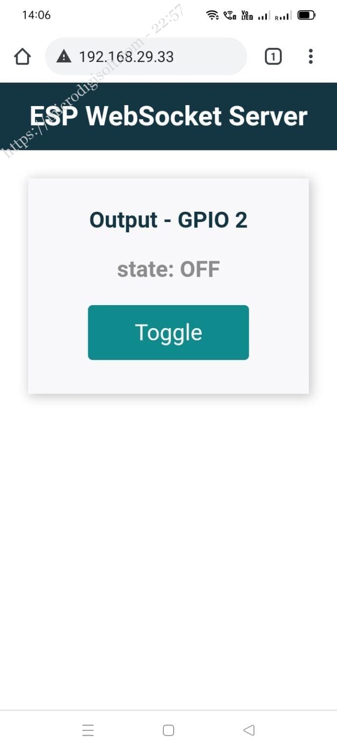 ESP32 WebSocket Server using Arduino IDE | microdigisoft.com
