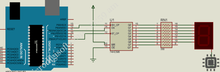 7-Segment Display using Shift Register? - microdigisoft.com