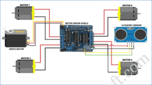DIY-Arduino Obstacle Avoiding Robot Car with Arduino: