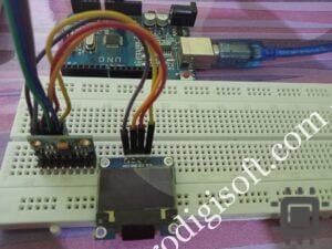 MPU6050 and SSD1306 OLED Display with Arduino Uno