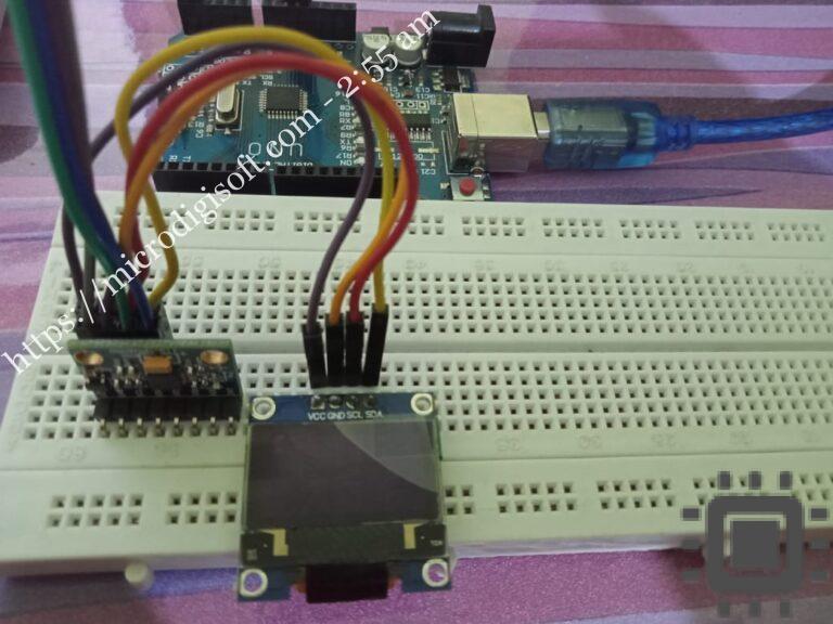 MPU6050 and SSD1306 OLED Display with Arduino Uno