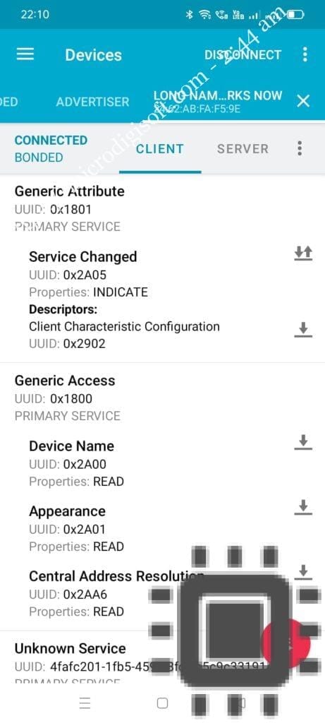 ESP32 Bluetooth Low Energy (BLE) with Arduino IDE