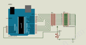 How to Create 10-Segment LED bar with Arduino in Proteus?