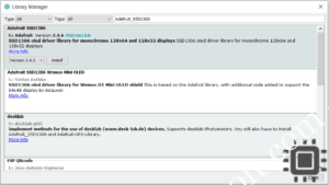 MPU6050 and SSD1306 OLED Display with Arduino