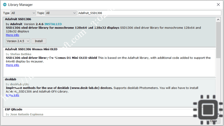 ESP32 MPU-6050 Accelerometer-Gyroscope-Temperature Sensor