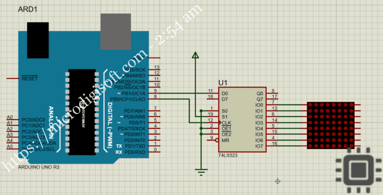 74LS323 8-Bit Universal Shift Register IC – Electronics Guide