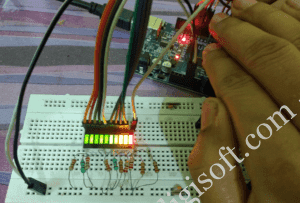 LED Based Light Meter using light sensor (LDR) with Arduino