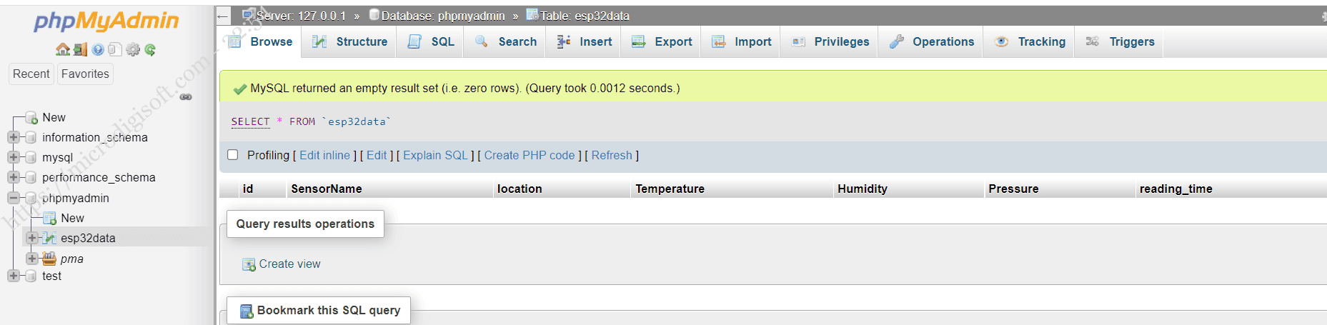 Esp32 Sensor Data To Mysql Database With Php And Arduino 0225