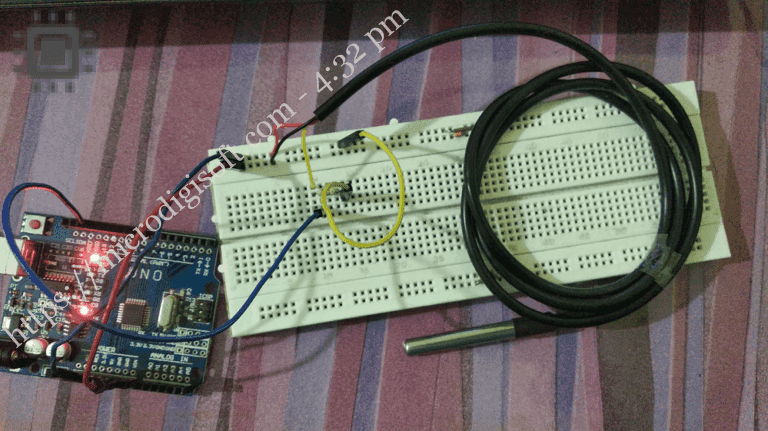 How to Interface DS18B20 Temperature Sensor with Arduino?