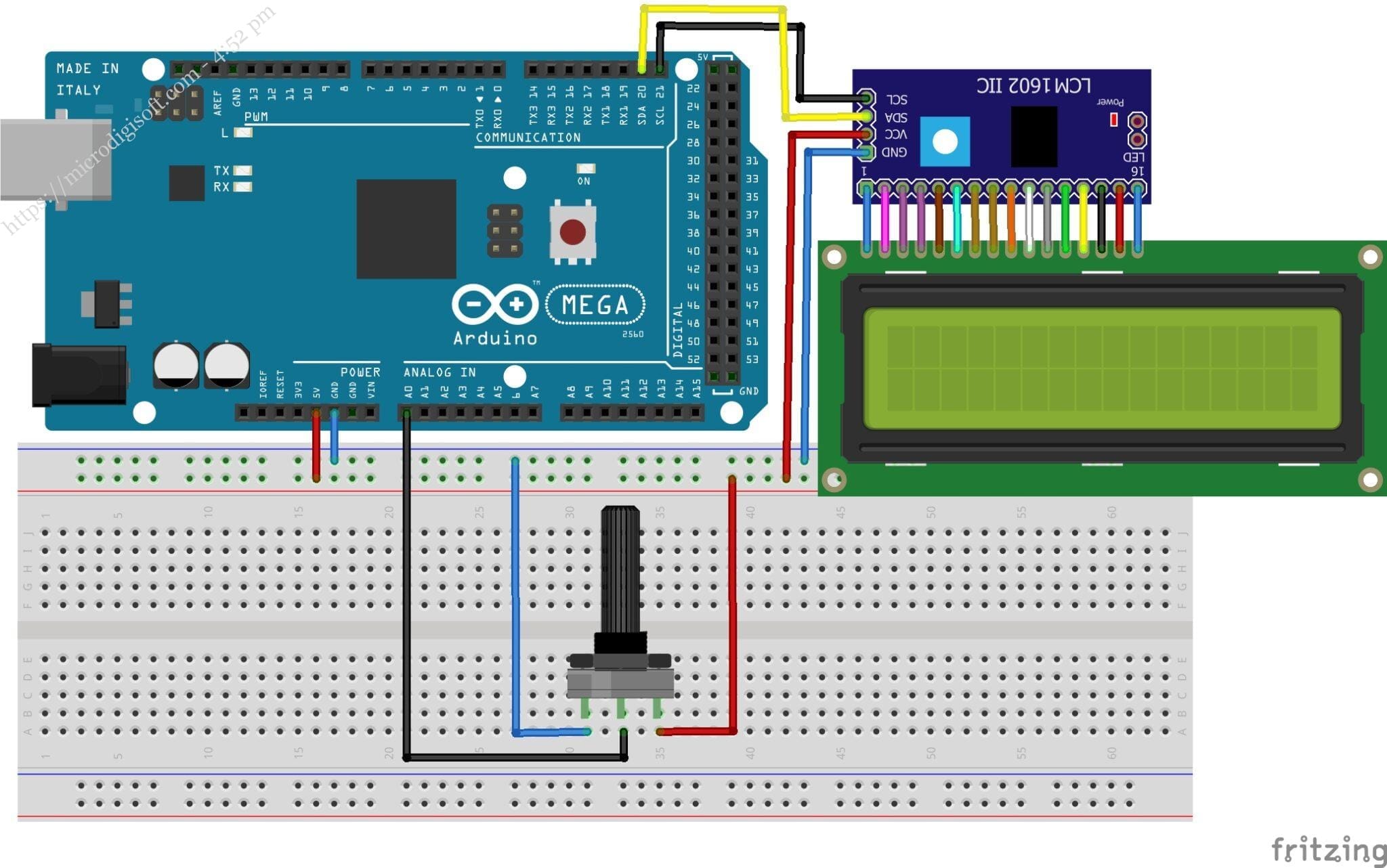 Adc Module Reading Analog Signals With Arduino