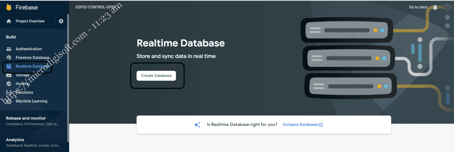 ESP32 with Google Firebase to Control GPIO using Arduino IDE