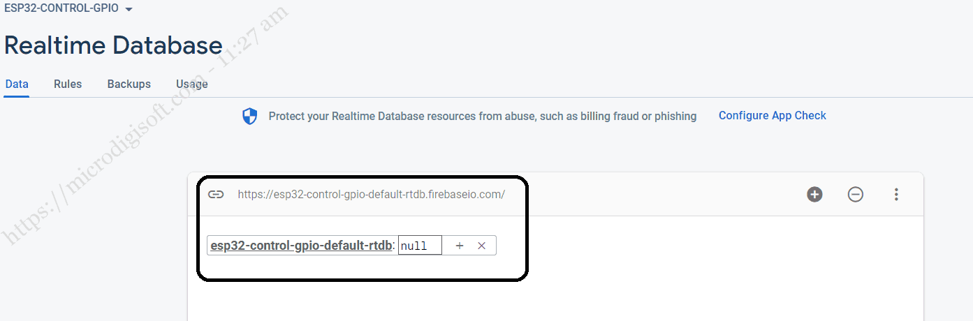 ESP32 with Google Firebase to Control GPIO using Arduino IDE