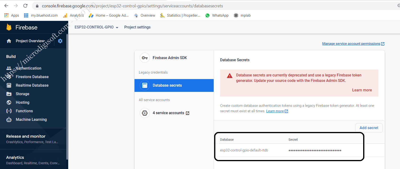 Remote GPIO Control: A Guide to Using Google Firebase with ESP32 and Arduino IDE