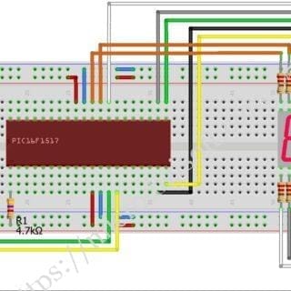 2-Digit Seven Segment Display with PIC Microcontroller
