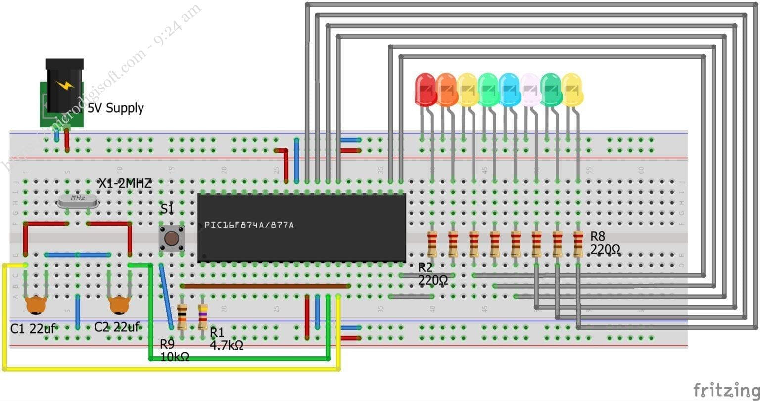 [PIC16F877A] : Timer2 in PIC Microcontroller | microdigisoft.com