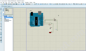 Capacitive Touch Sensor with Arduino in Proteus Software