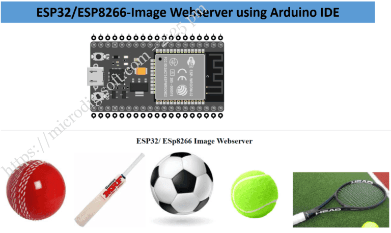 ESP32-ESP8266 Image Webserver Using Arduino IDE