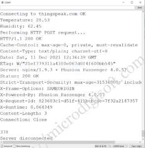Publishing BME280 Sensor Data to ThingSpeak with ESP32-TTGO T-Call SIM800L