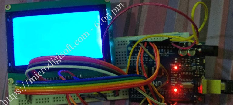Graphical LCD 128×64 Display with u8glib library & Arduino
