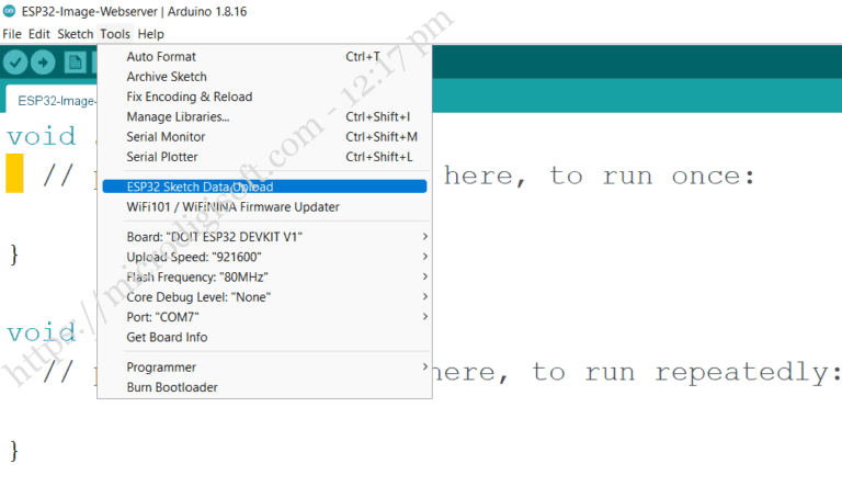 ESP32-ESP8266 Image Webserver Using Arduino IDE