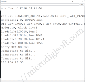 Control ESP32 ESP8266 GPIO Using Web Server and Push Button