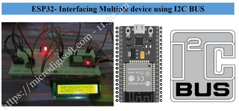 ESP32- Interfacing Multiple device using I2C BUS