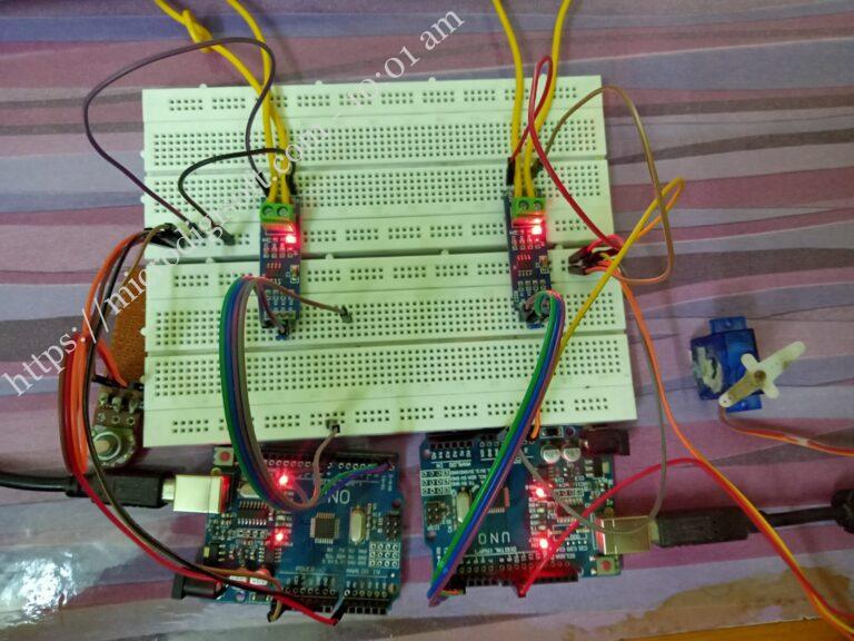 RS-485 Serial Communication between Two Arduino Uno Boards
