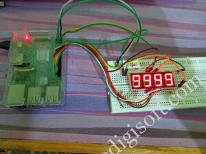 4-Digit 7-Segment Display using Raspberry Pi